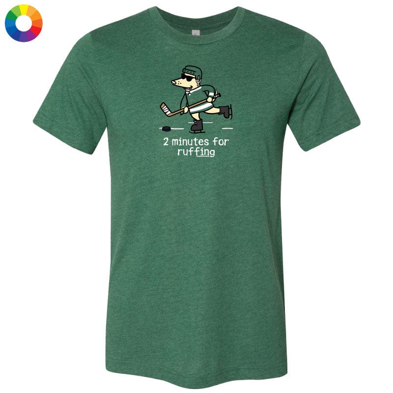 Two Minutes for Ruffing - Lightweight Tee – Teddy the Dog