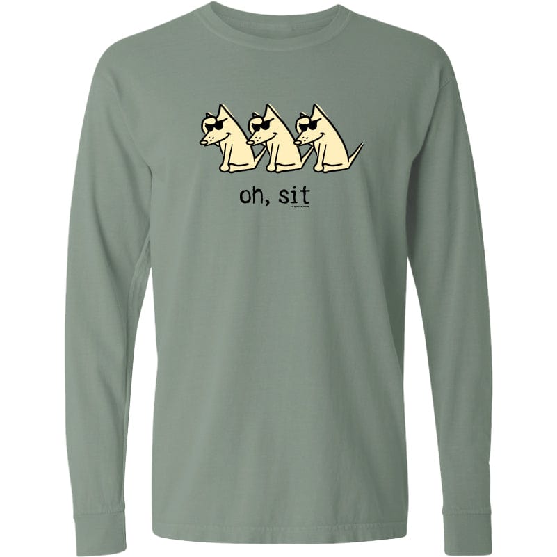 Oh Sit - Classic Long-Sleeve T-Shirt – Teddy the Dog