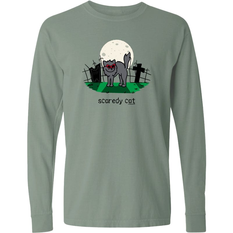 Scaredy Cat - Classic Long-Sleeve T-Shirt – Teddy the Dog