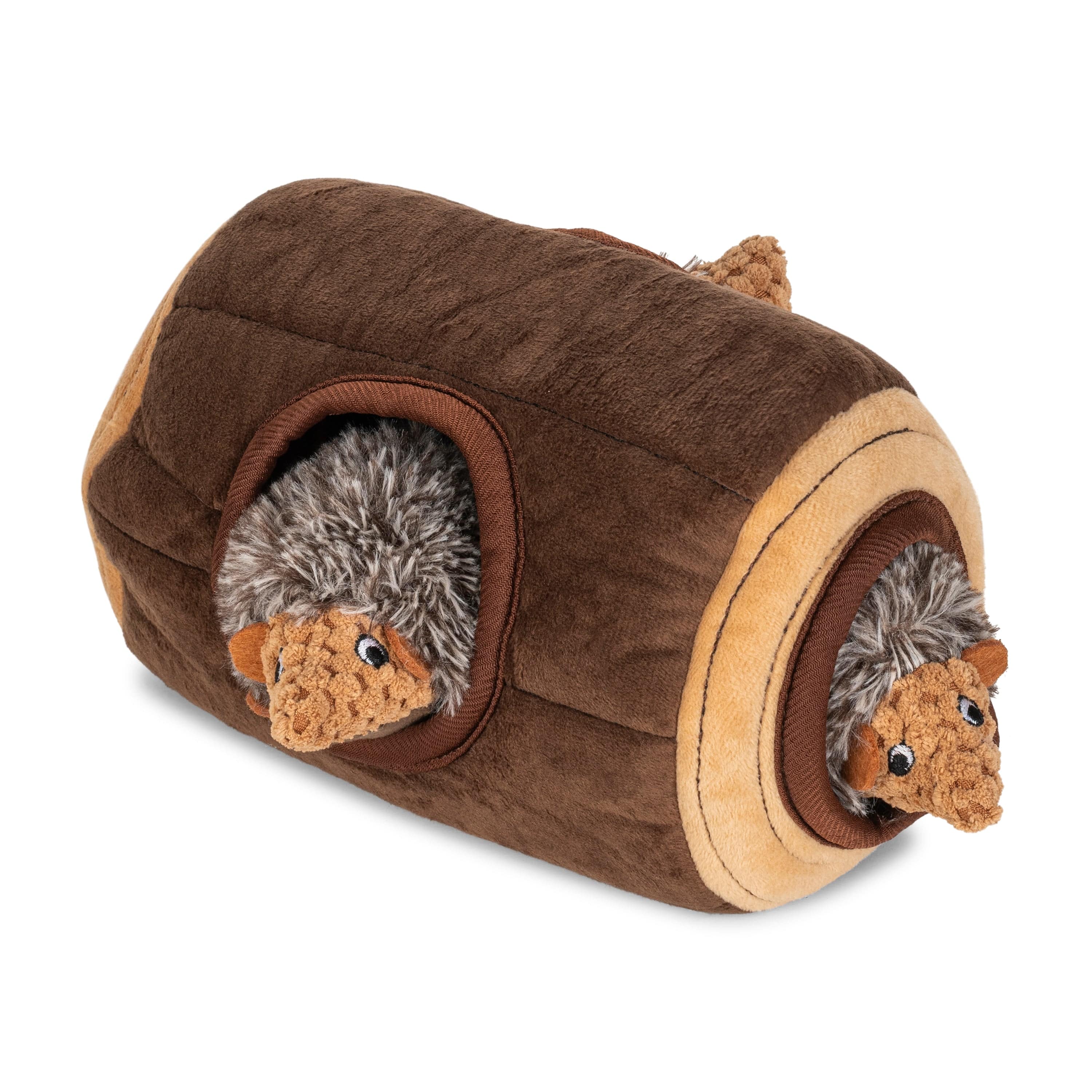 Hedgehog in a Log - Dog Toy – Teddy the Dog