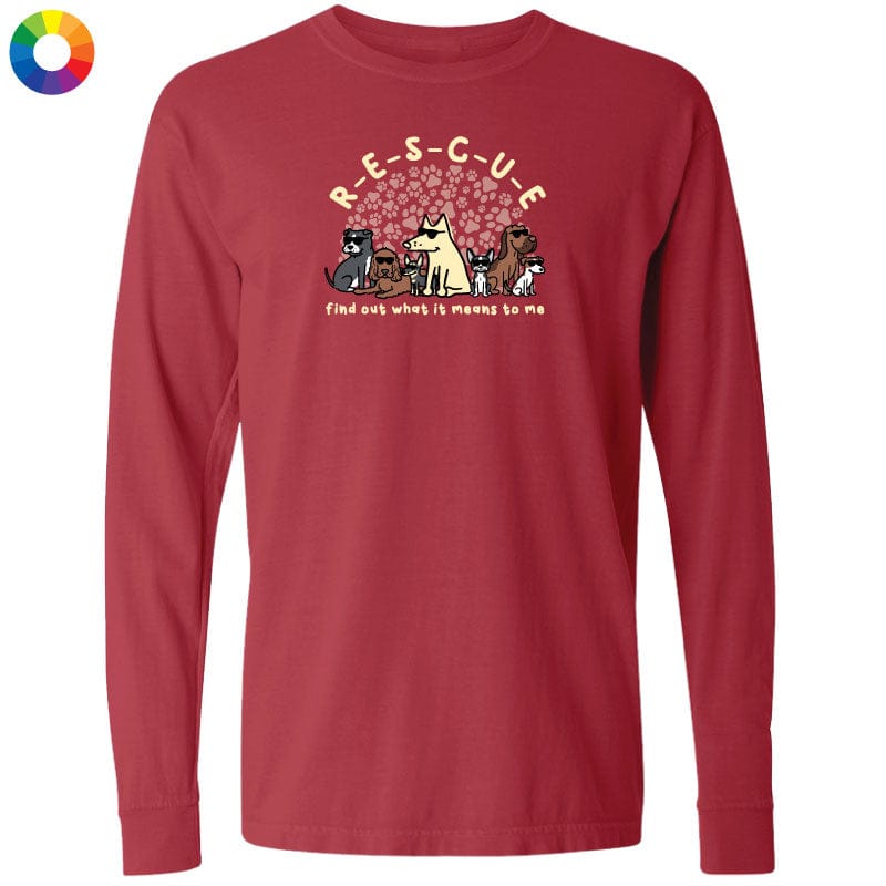 RESCUE - Classic Long-Sleeve T-Shirt – Teddy the Dog