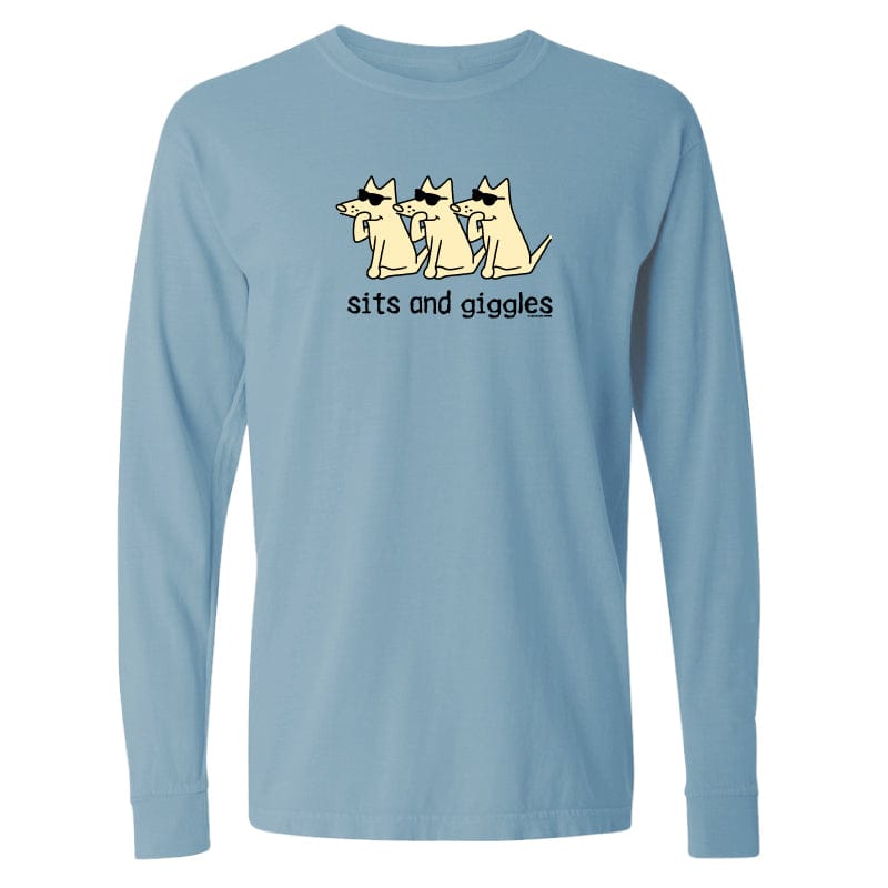 Sits and Giggles - Classic Long-Sleeve T-Shirt – Teddy the Dog