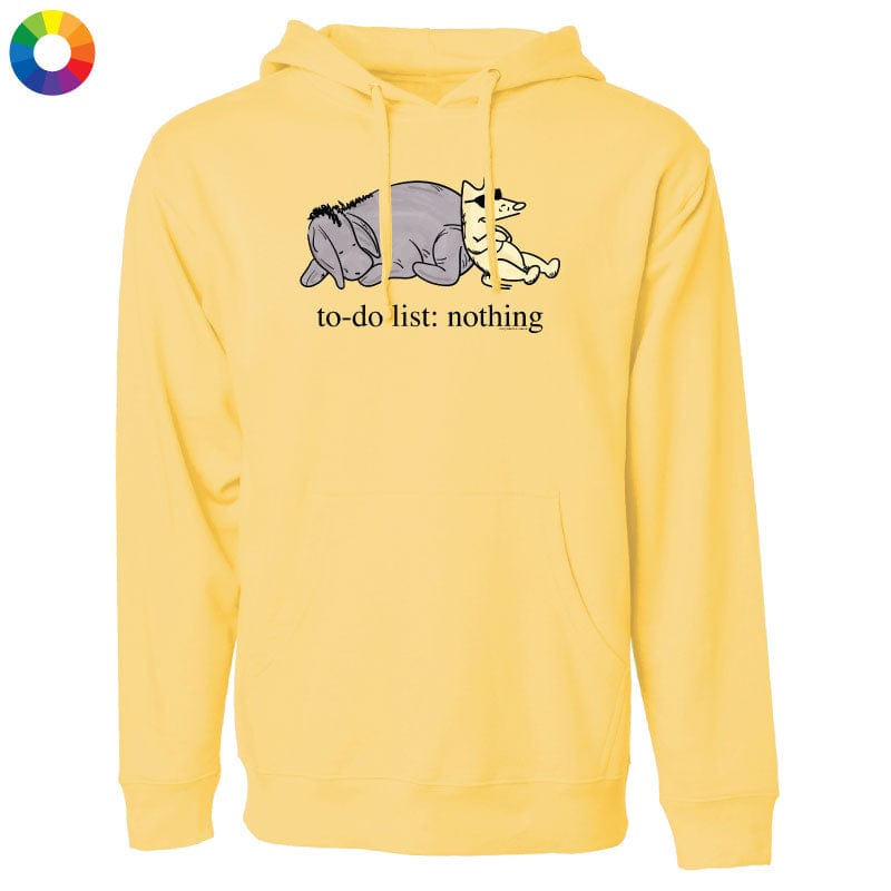 To Do List Nothing - Sweatshirt Pullover Hoodie – Teddy the Dog